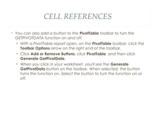 Chapter 7 -DescriptiveStatistics and Pivot Table | PPT