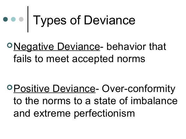 Chapter 7 deviance