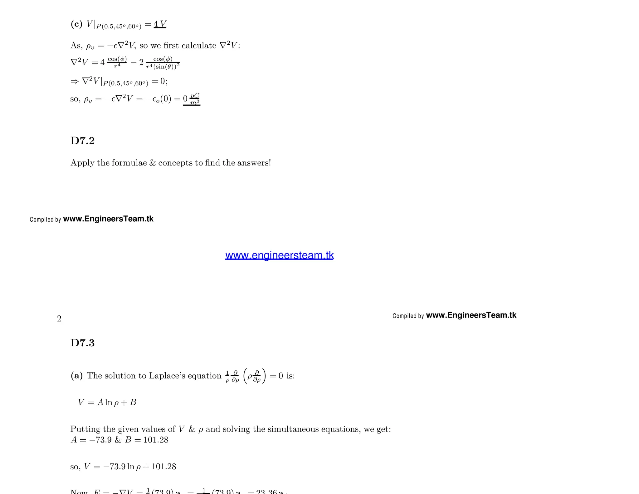 Chapter 7 drill | PDF