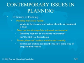 Chapter 7 Foundations Of Planning | PPT