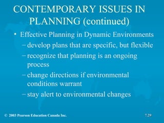 Chapter 7 Foundations Of Planning | PPT