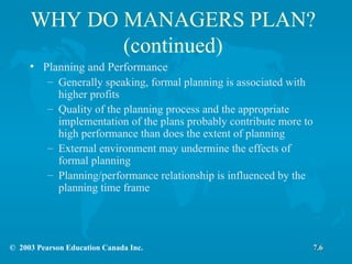 Chapter 7 Foundations Of Planning | PPT