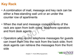 Front Office Equipments | PDF