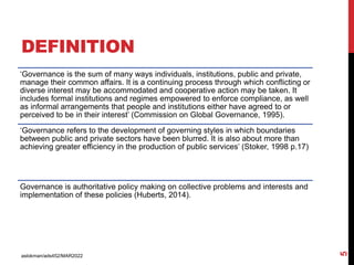 Chapter 7 -Good Governance.pdf | Political Issues & policy | Politics