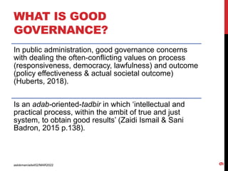Chapter 7 -Good Governance.pdf | Political Issues & policy | Politics