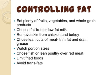 Nutrition: Proteins and Fats | PPTX