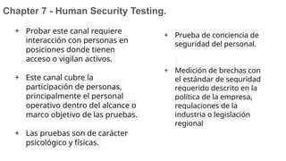 OSSTMM 3 - Chapter7- Human Security Testing | PPTX
