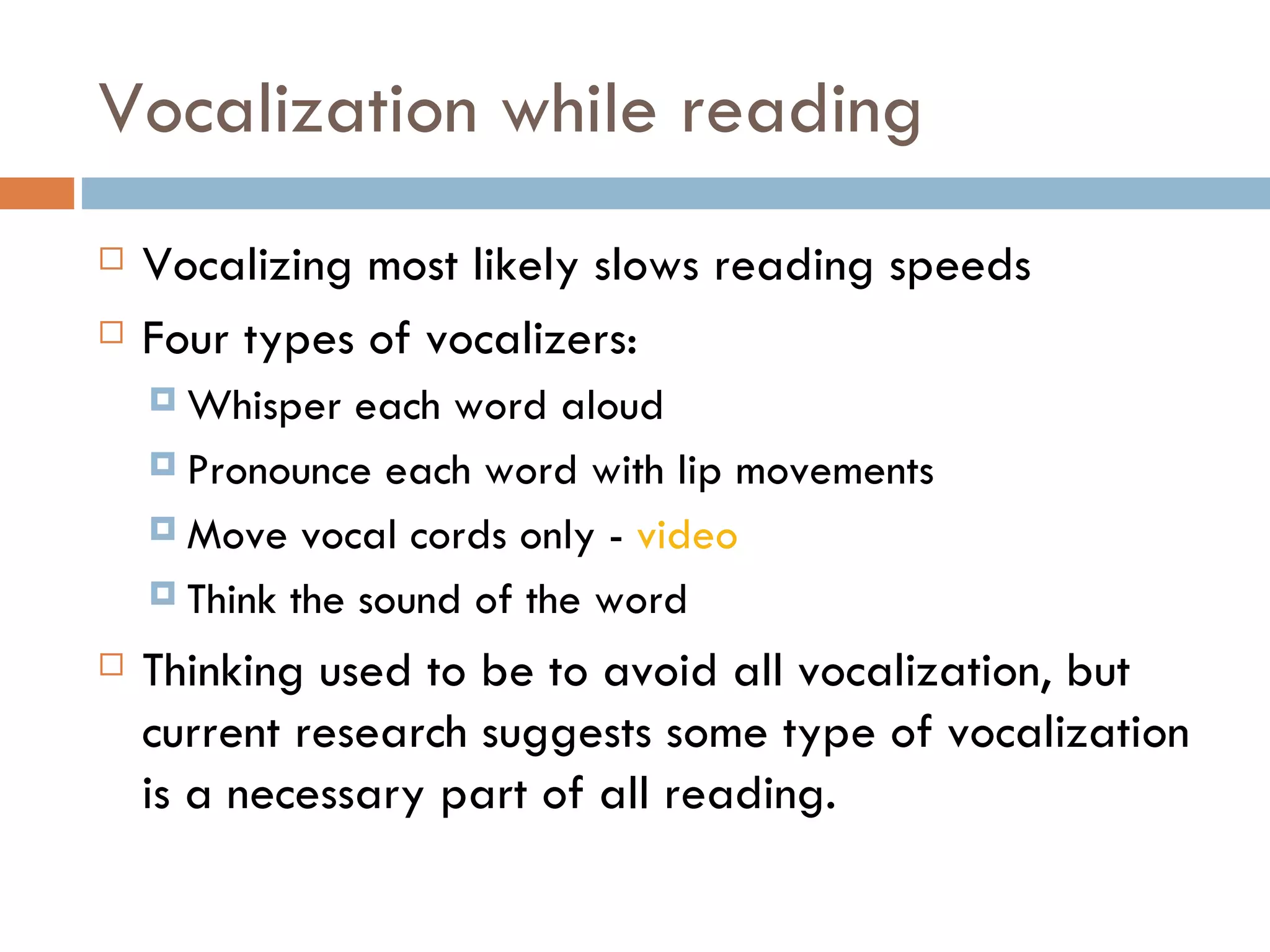 Chapter 7 improving your reading speed and comprehension | PPT