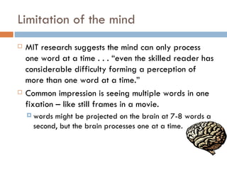 Chapter 7 improving your reading speed and comprehension | PPT