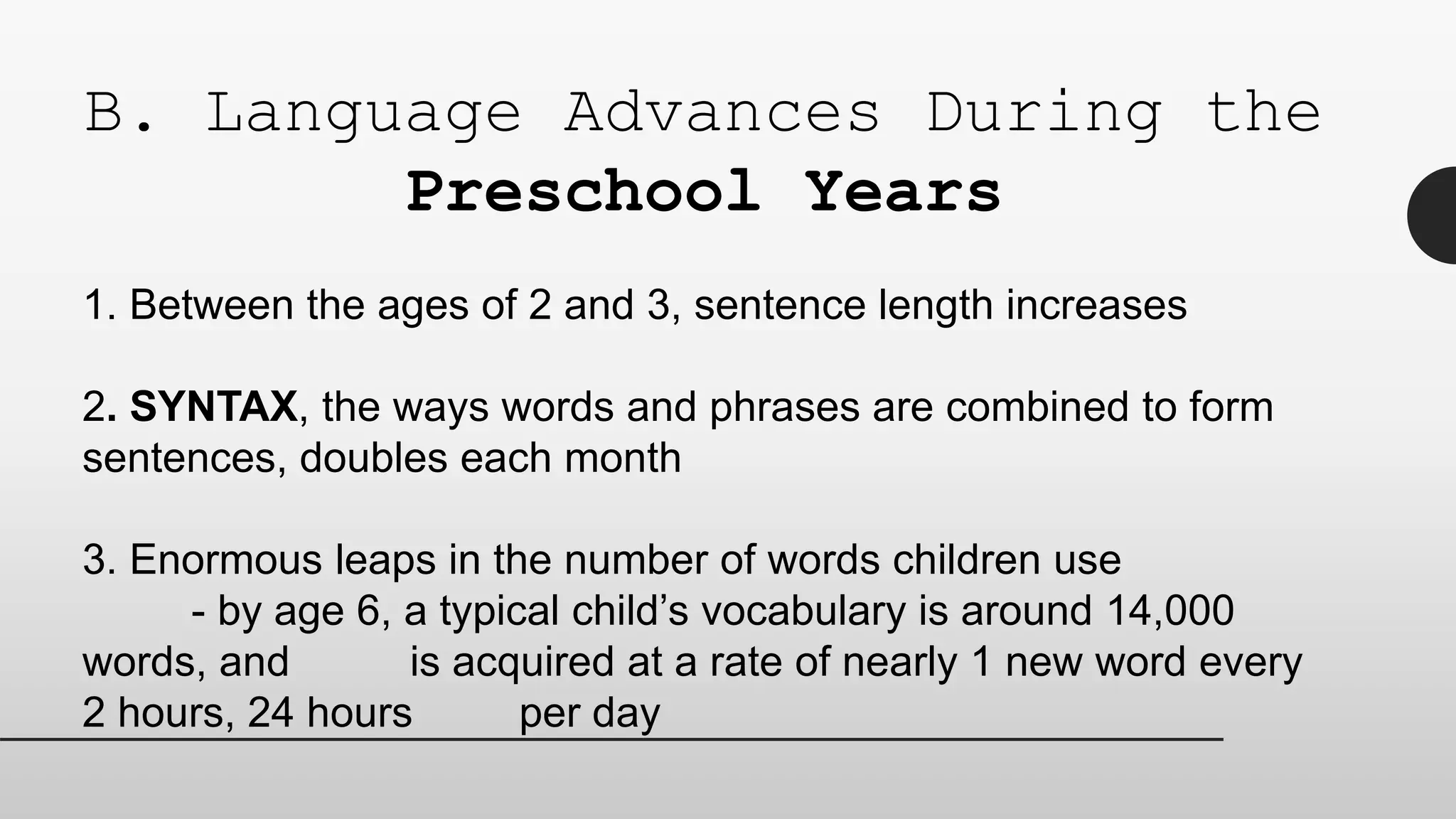 Chapter 7 language development | PPTX