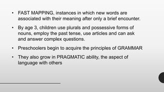 Chapter 7 language development | PPTX