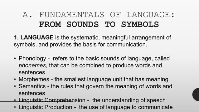 Chapter 7 language development