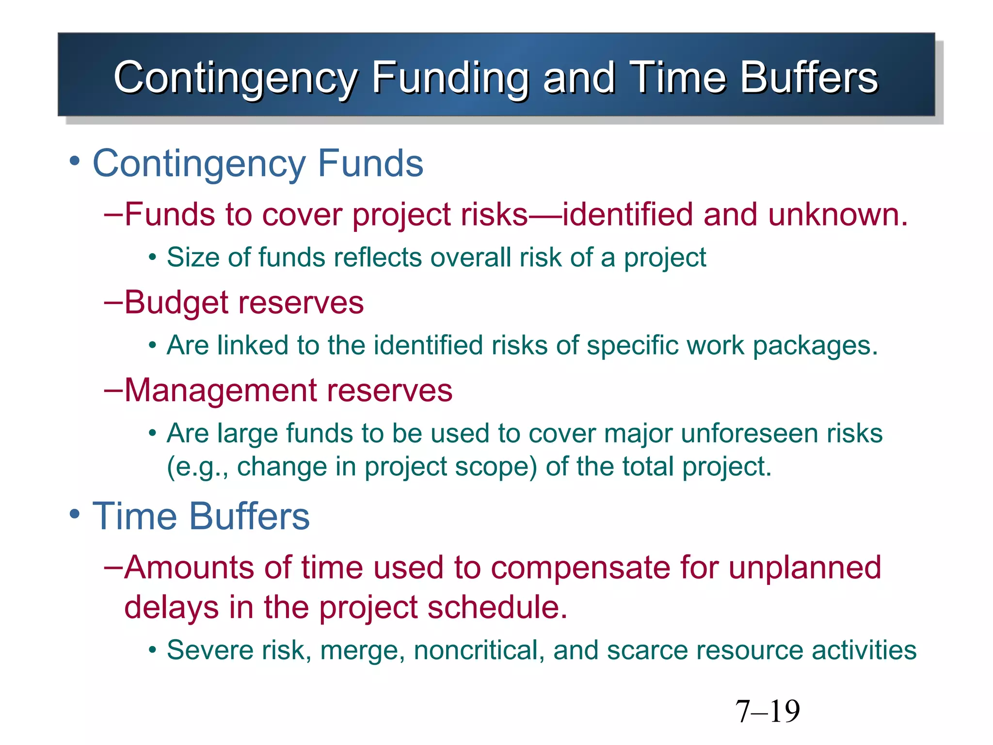 Chapter 7 managing risk | PPT