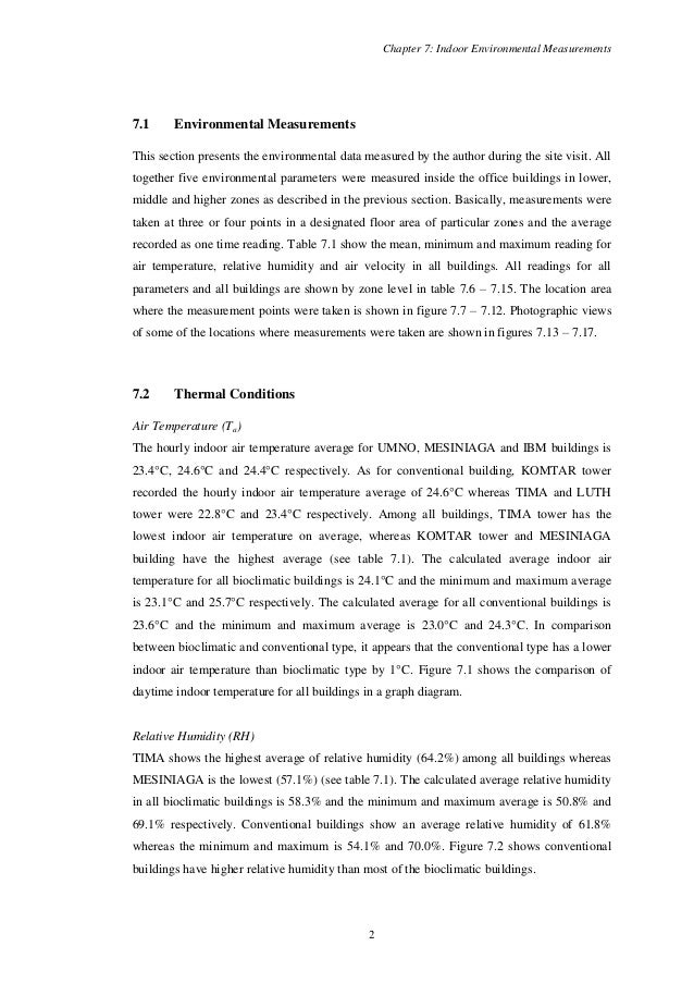 Chapter 7 measurement of environmental conditions
