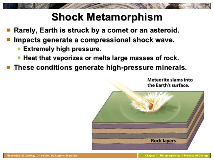 Chapter 7 metamorphic rocks