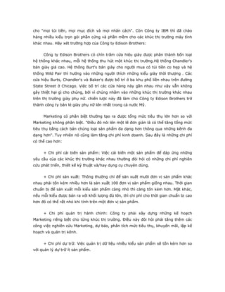 Chapter 7 - Nghiên cứu lựa chọn thị trường mục tiêu | PDF