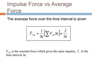 Average Force Formula