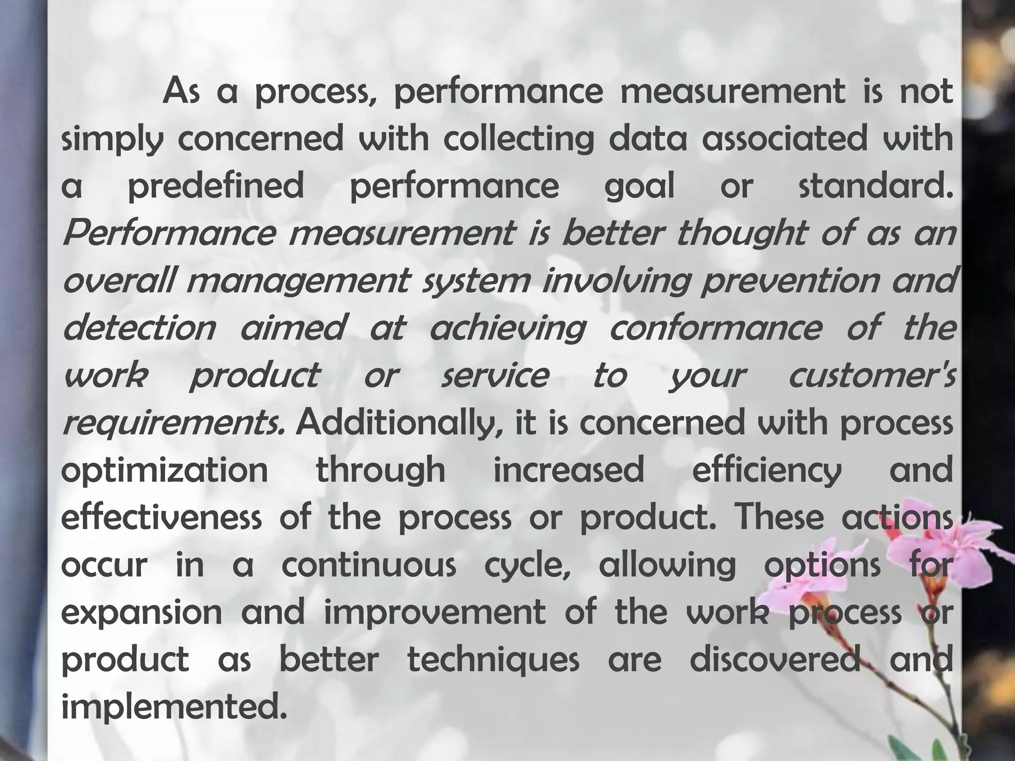 performance measures | PPTX