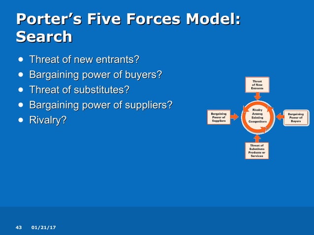 swot analysis and porters model | PPT
