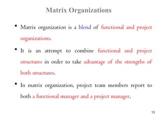 chapter 7- construction Project Organization | PPTX