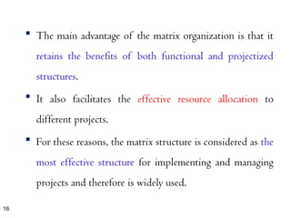 chapter 7- construction Project Organization | PPTX