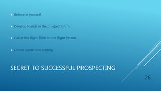 Prospecting | PPTX