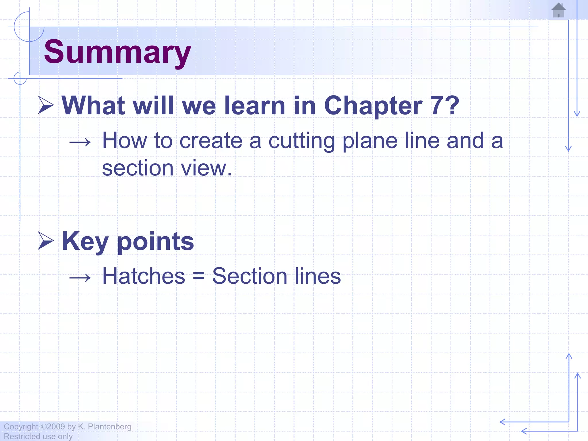 Chapter 7 sectioning in auto cad 2010 | PPTX
