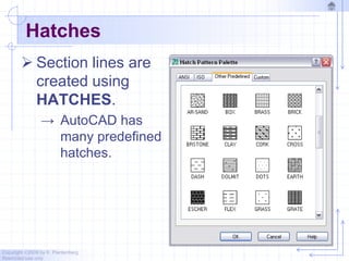 Chapter 7 sectioning in auto cad 2010 | PPTX