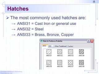 Chapter 7 sectioning in auto cad 2010 | PPTX
