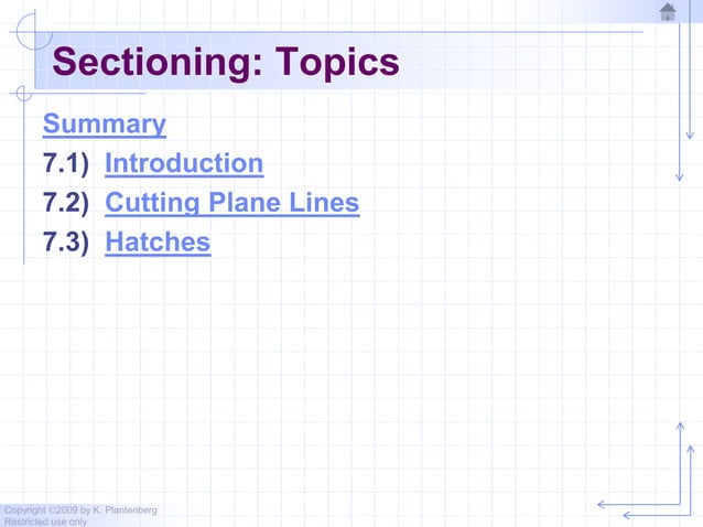 Chapter 7 sectioning in auto cad 2010 | PPTX