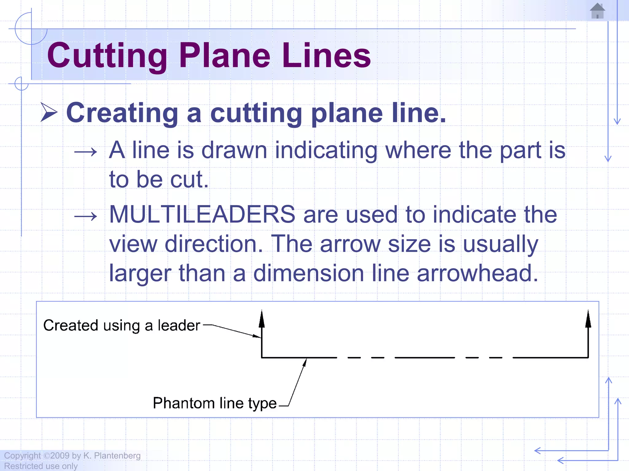 Chapter 7 sectioning in auto cad 2010 | PPTX