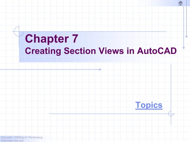 Chapter 7 sectioning in auto cad 2010 | PPTX
