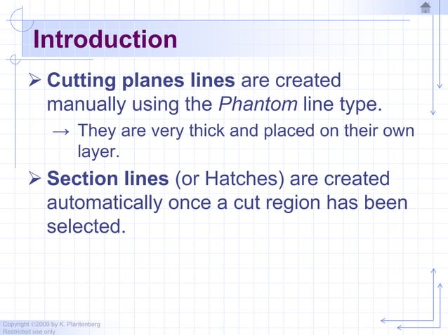 Chapter 7 sectioning in auto cad 2010 | PPT