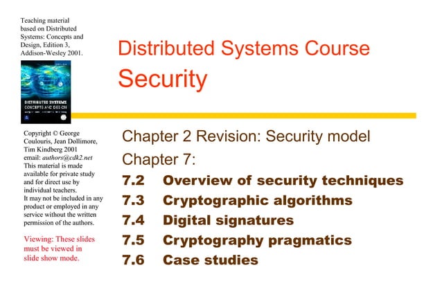 Chapter 7 security | PPT