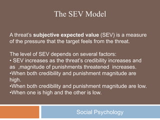 Chapter 7 social influence and persuasion | PPTX