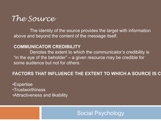 Chapter 7 social influence and persuasion | PPTX