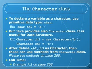 Chapter 7 String | PPT