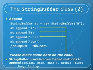 Chapter 7 String | PPT