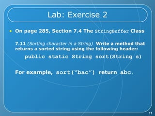 Chapter 7 String | PPT