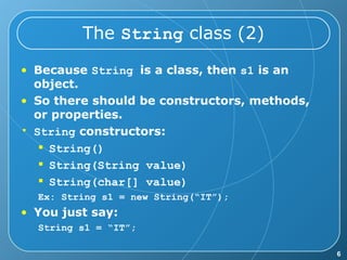 Chapter 7 String | PPT