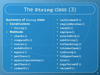 Chapter 7 String | PPT