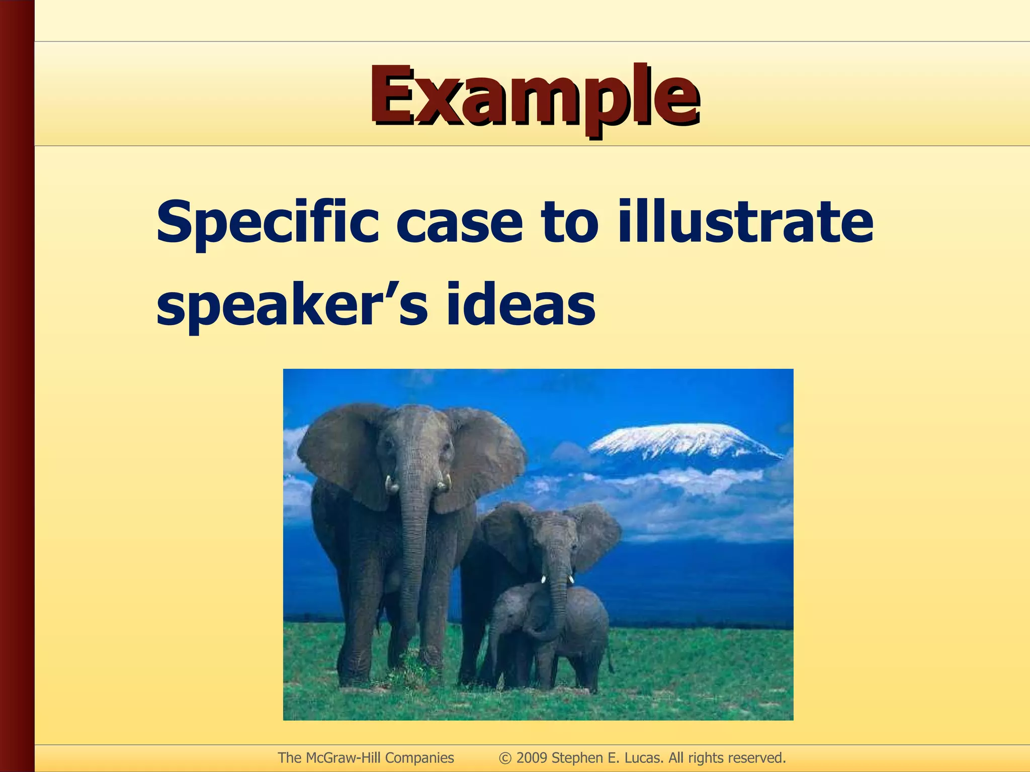Chapter 7 - Supporting Your Ideas | PPT