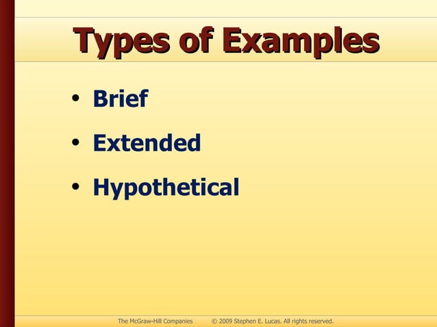 Chapter 7 - Supporting Your Ideas | PPT