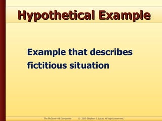 Chapter 7 - Supporting Your Ideas | PPT