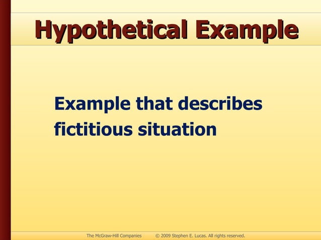 Chapter 7 - Supporting Your Ideas | PPT