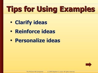 Chapter 7 - Supporting Your Ideas | PPT