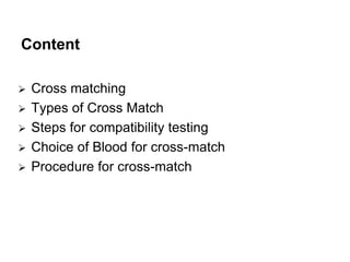 Chapter 7-The cross-matching-1.ppt