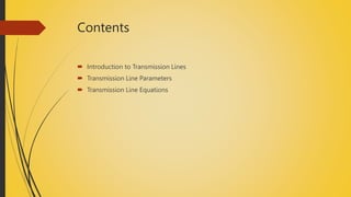 Transmission lines | PPTX