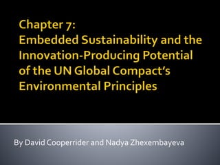 Chapter 7 ungc environmental principles | PPTX