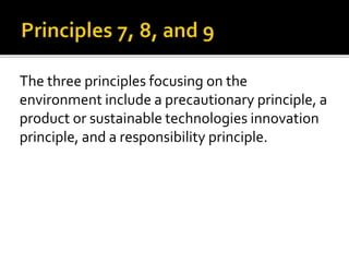 Chapter 7 ungc environmental principles | PPTX